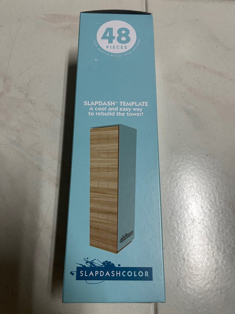 SLAPDASH Wooden Block Stacking, Hobbies & Toys, Toys & Games on Carousell