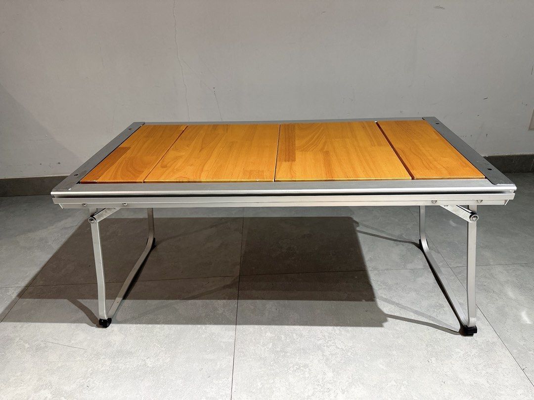 Snow Peak CK-080 輕量入門IGT矮桌 Entry IGT Japan Aluminum Camping Desk Wood ...