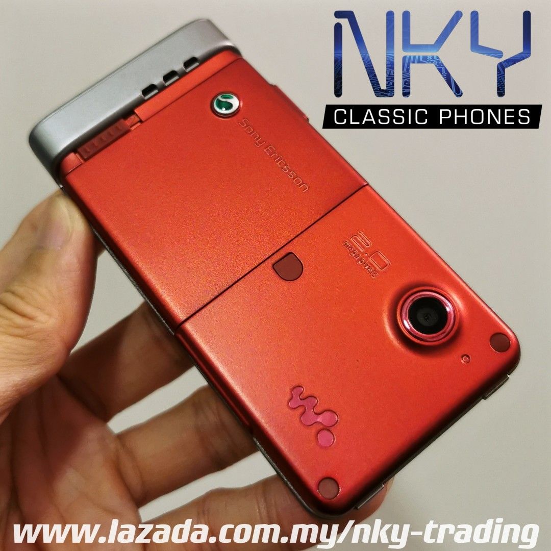 Sony Ericsson W910 Red Walkman Slide Phone (Elderly Phone)(NKY Classic ...