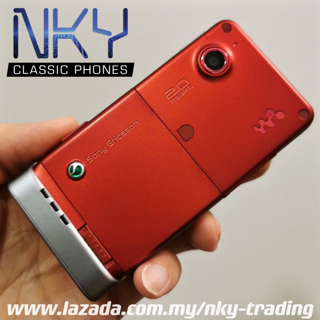 Sony Ericsson W910 Red Walkman Slide Phone (Elderly Phone)(NKY Classic ...