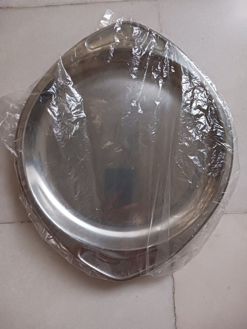 Stainless Steel saucer plate, TV & Home Appliances, Kitchen Appliances ...
