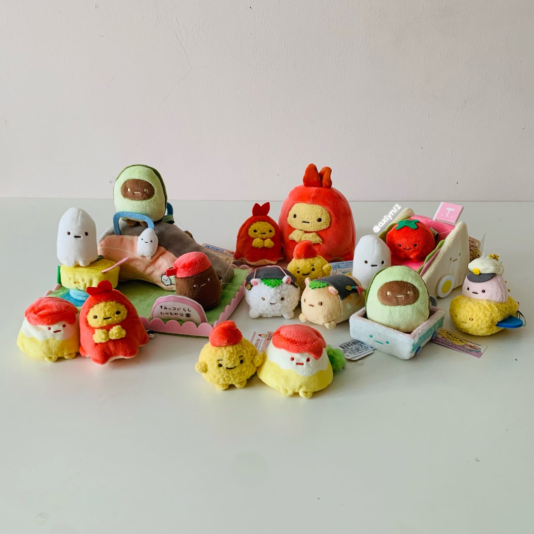 sumikko gurashi feb 2023 food playground series tenori plush: ebi ...