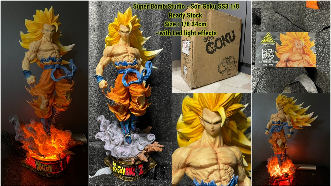 Super Bomb Studio - Son Goku SS3 1/8, Hobbies & Toys, Toys & Games on ...