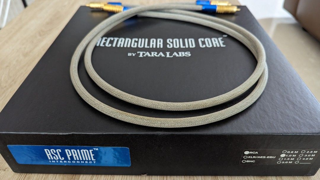 Tara Labs RSC Prime RCA interconnect, Audio, Other Audio Equipment on ...