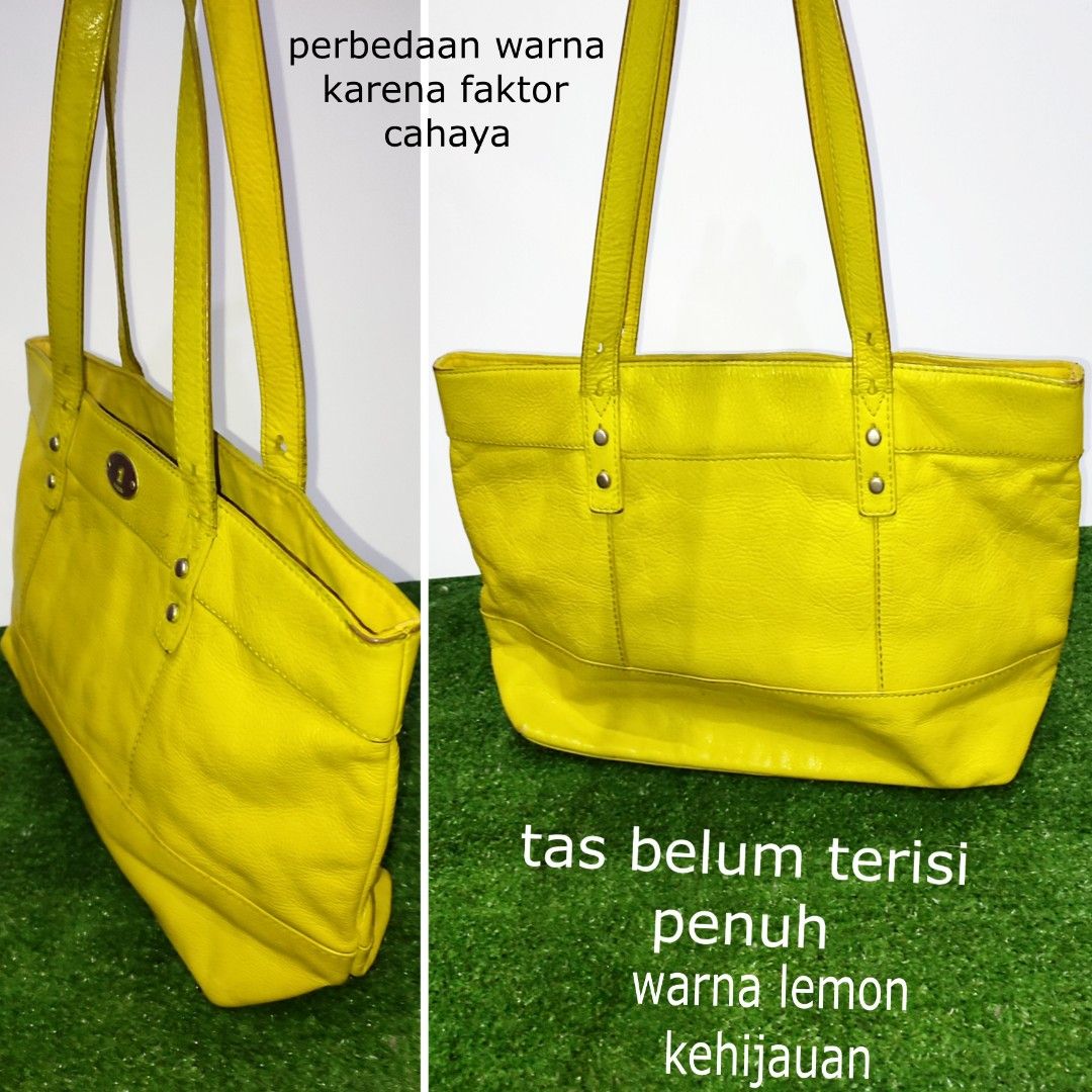 Tas Tote Fossil Kulit Asli Bekas Seken on Carousell