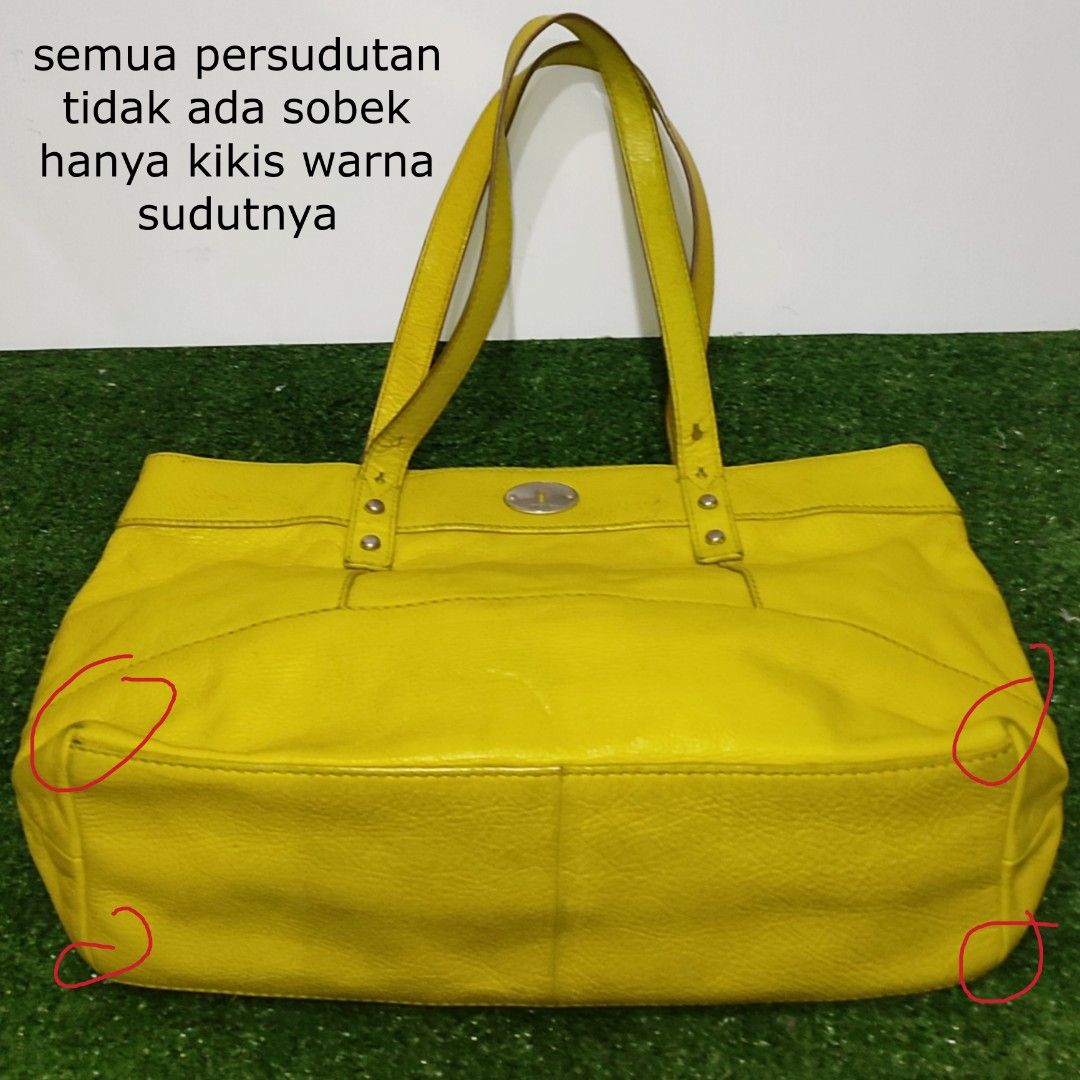 Tas Tote Fossil Kulit Asli Bekas Seken on Carousell
