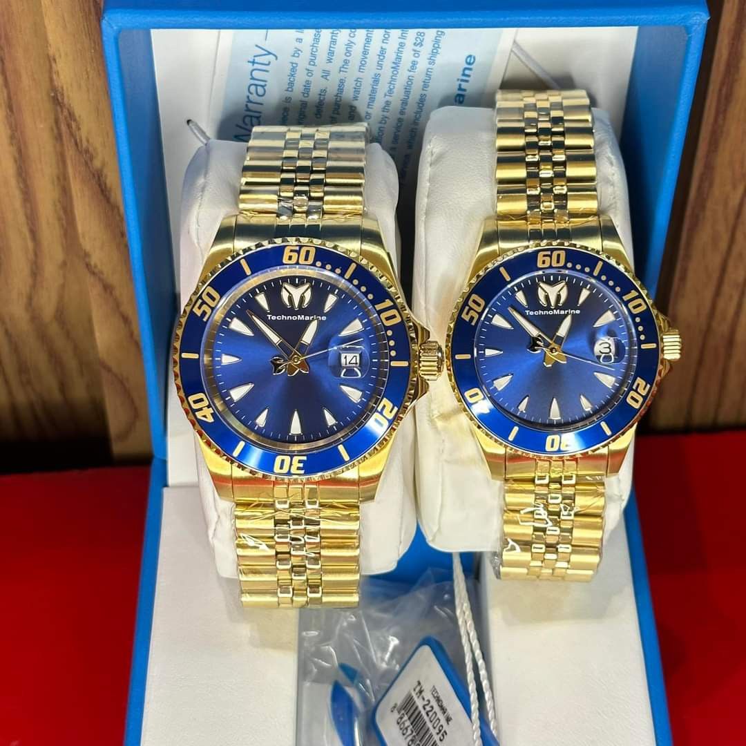 Technomarine Watch Couple Original Techno marine, Women's Fashion ...