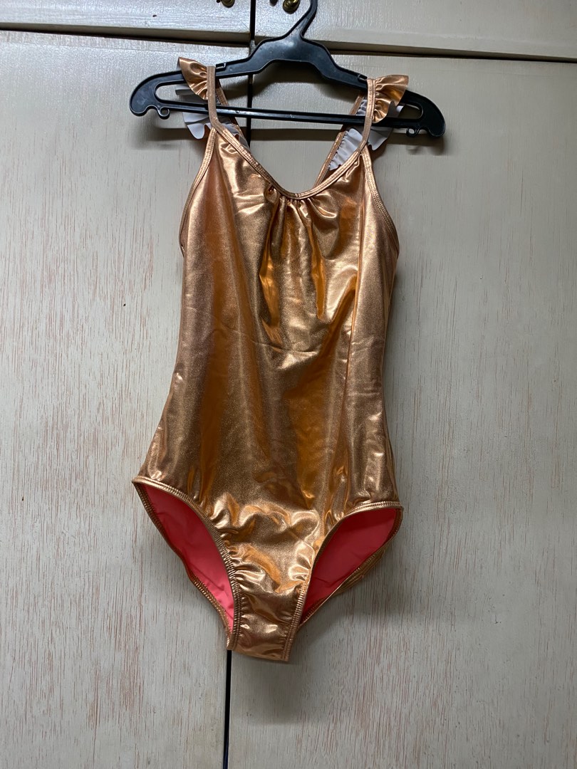 Teens Metallic Swimsuit, Women's Fashion, Swimwear, Bikinis & Swimsuits ...