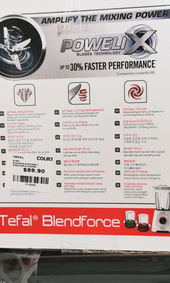 Tefal blender Full box 99% new, TV & Home Appliances, Kitchen Appliances, Juicers, Blenders ...