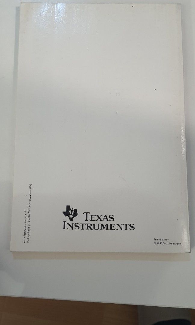Texas intrument BS 2 Guidebook 1992, 興趣及遊戲, 收藏品及紀念品, 古董收藏 - Carousell