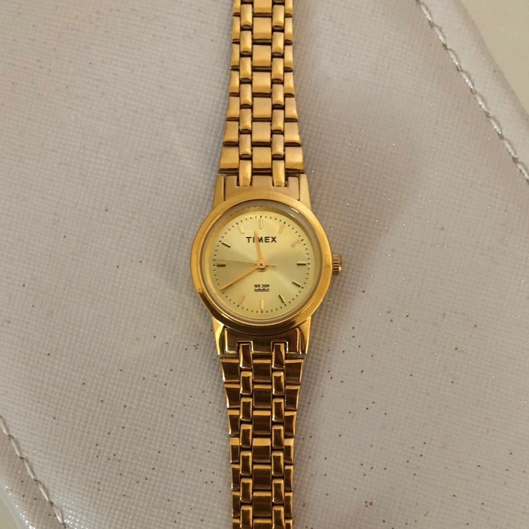 Timex Gold Watch on Carousell