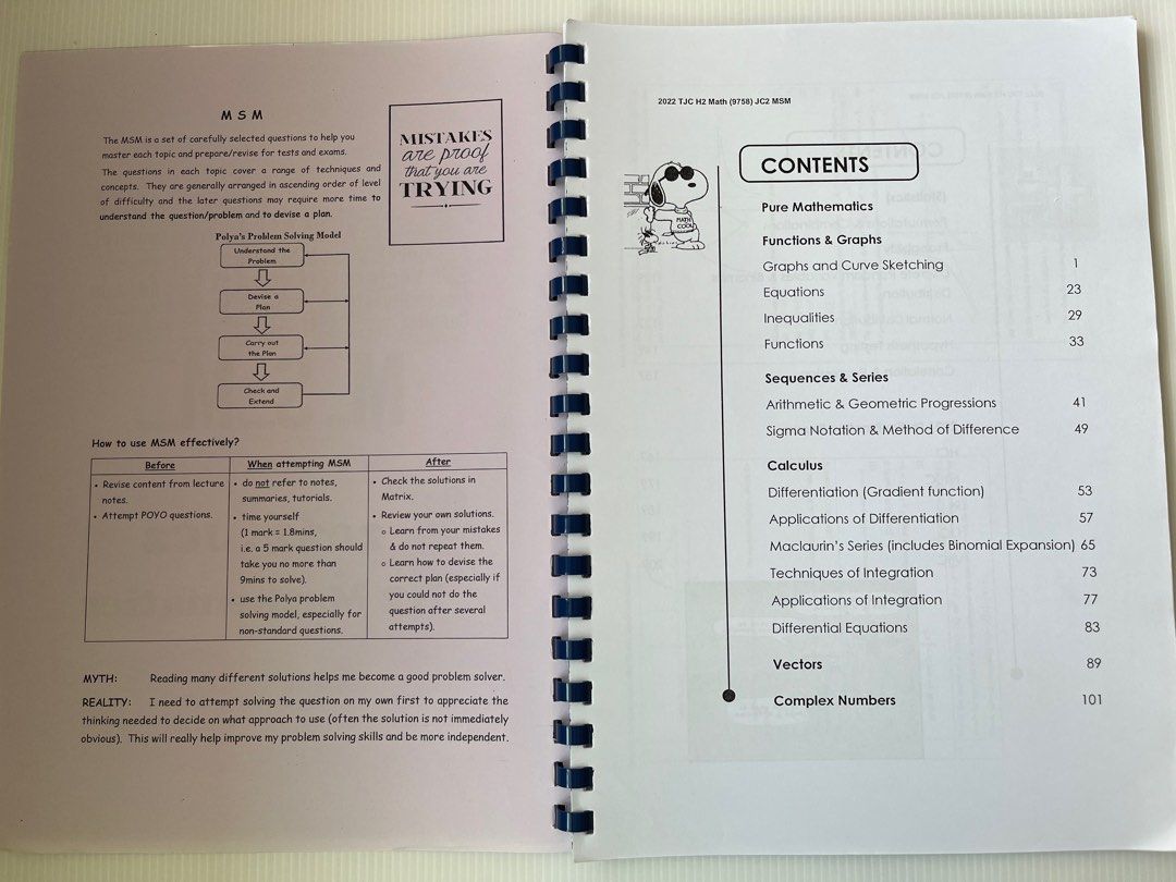 TJC H2 Math Secret Manual 2021&2022 (with answers), Hobbies & Toys ...