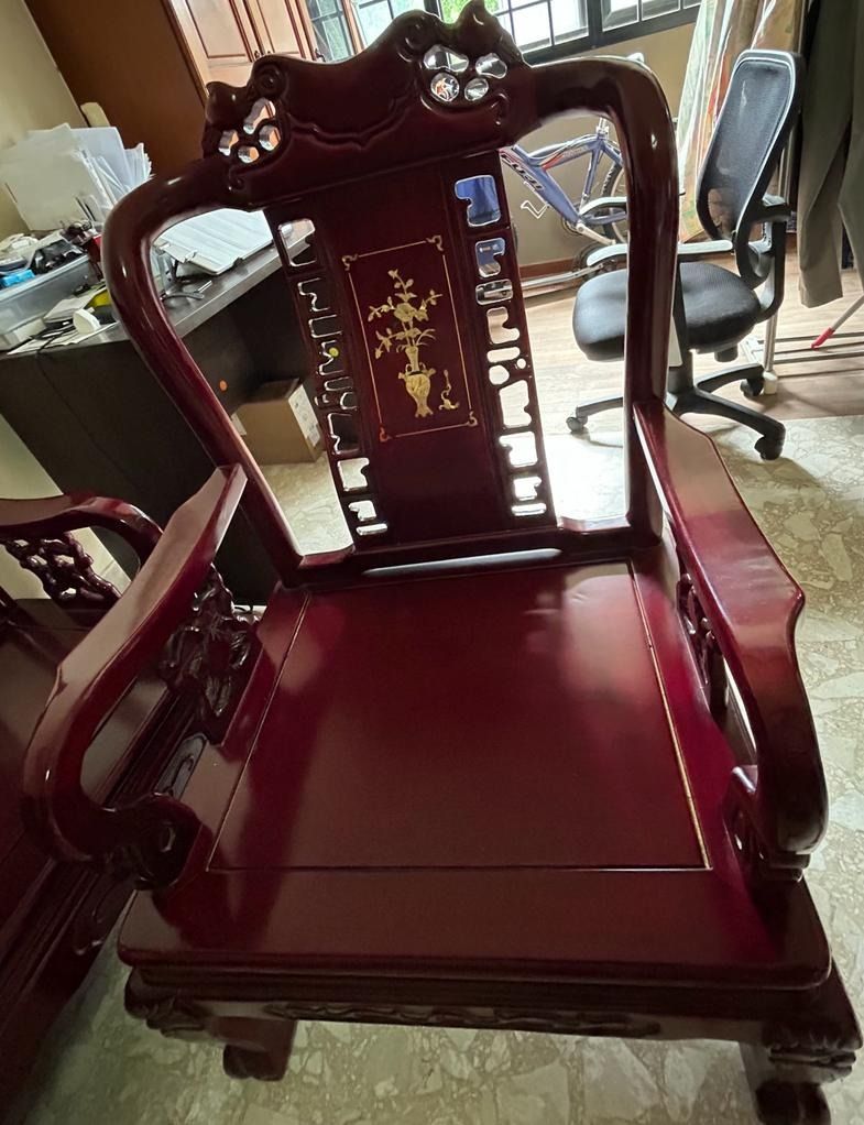 Traditional Chinese Sofa, Furniture & Home Living, Furniture, Sofas on ...