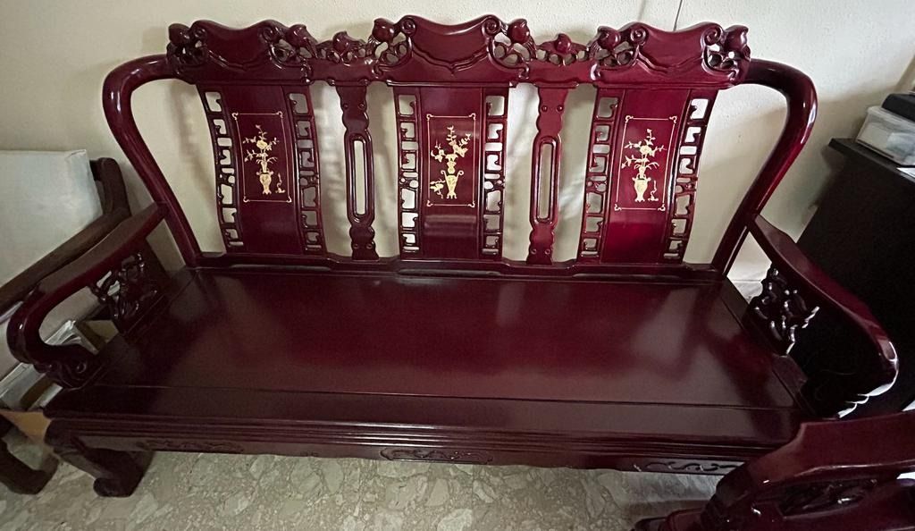 Traditional Chinese Sofa, Furniture & Home Living, Furniture, Sofas on ...