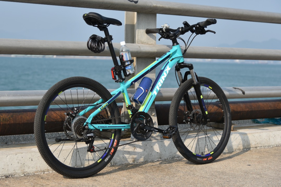 Trinx M114 24 inches 21 speeds disc brake MTB, 運動產品, 單車及配件, 單車 - Carousell