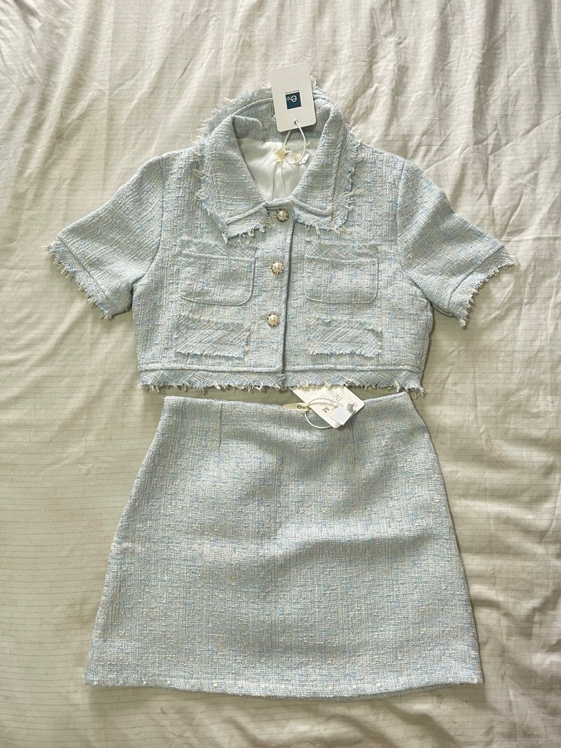 Tweed Coords, Women's Fashion, Dresses & Sets, Sets or Coordinates on ...