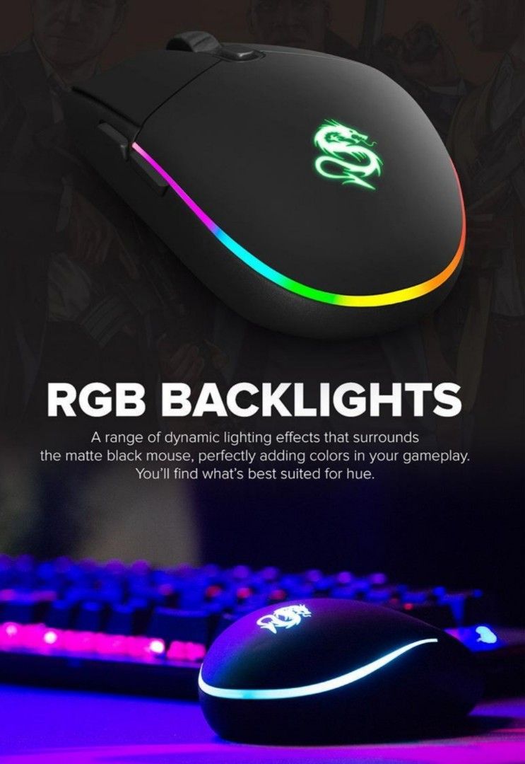 TYLEX XW39 4800DPI RGB Light Wired Gaming Mouse, Computers & Tech ...