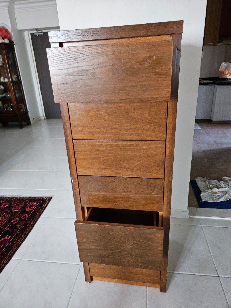 Used wood 6 drawer cabinet, Furniture & Home Living, Furniture, Shelves ...