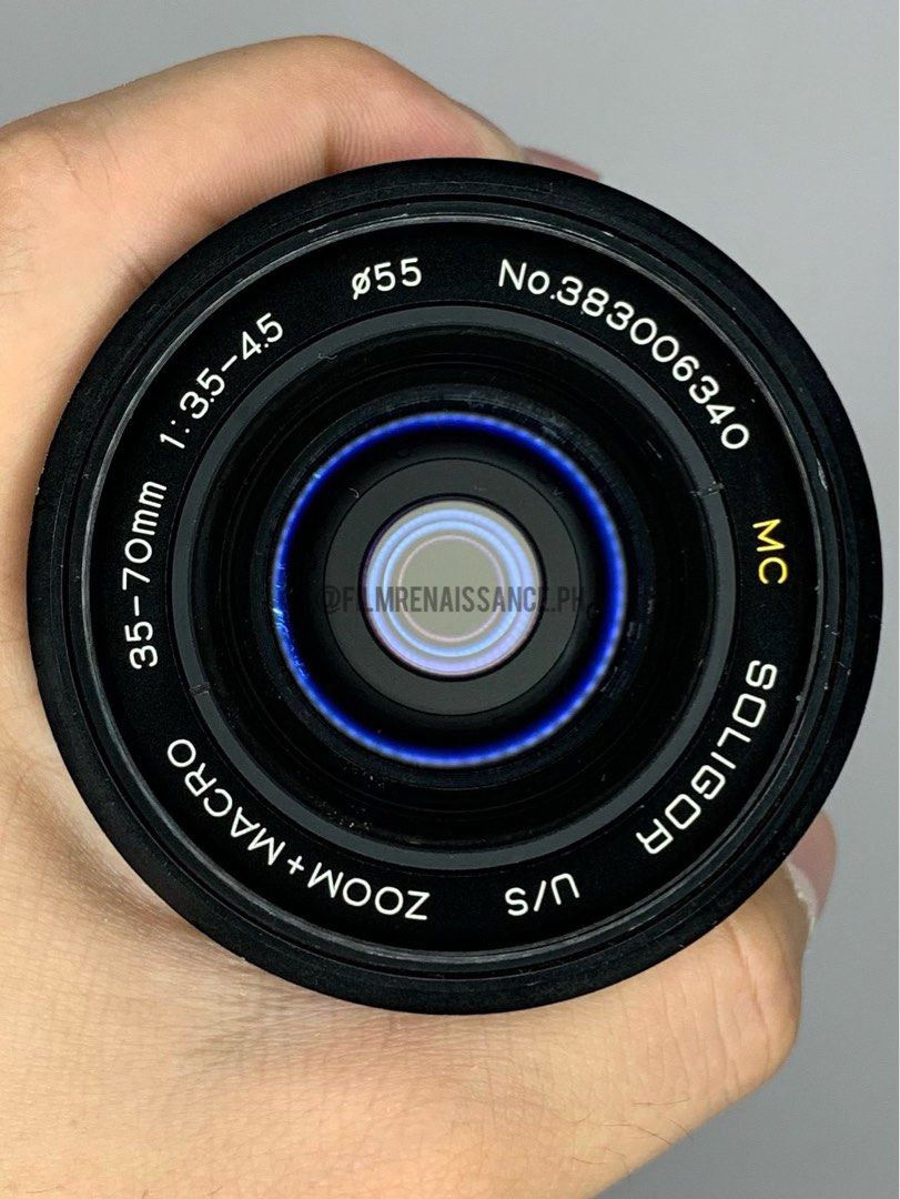 VINTAGE LENS: SOLIGOR MC 35-70 f3.5~4.5 ZOOM LENS on Carousell