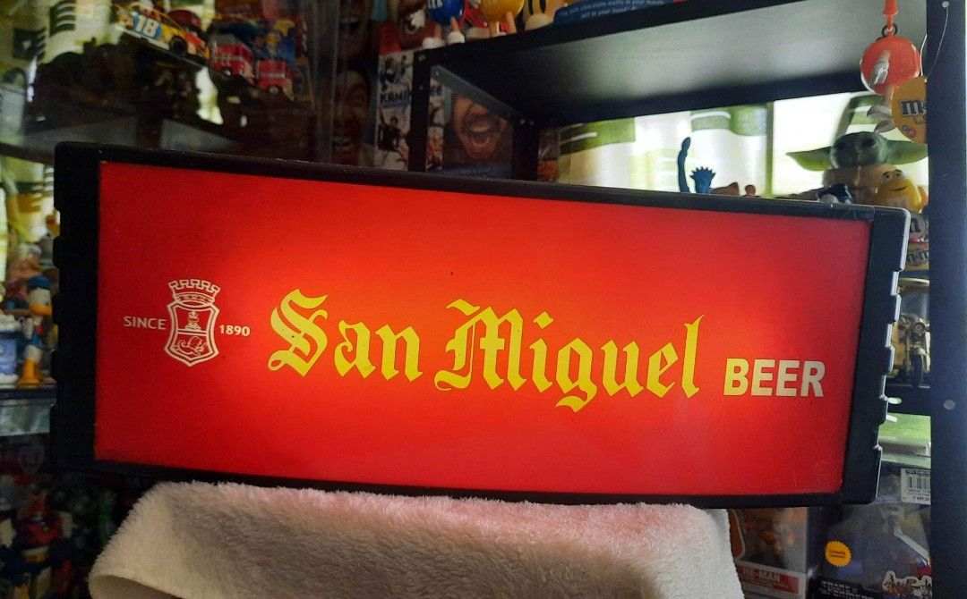 Vintage San Miguel Beer Lighted Signage on Carousell