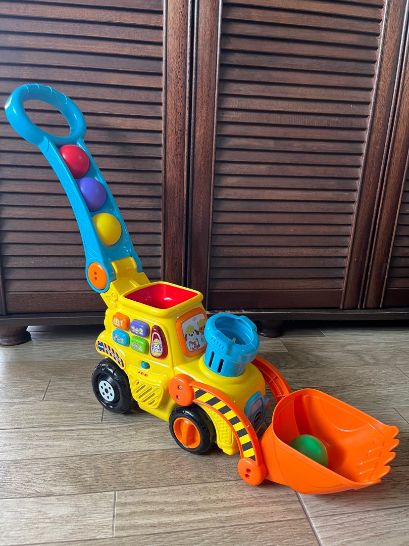 Vtech pop and push digger, Babies & Kids, Infant Playtime on Carousell