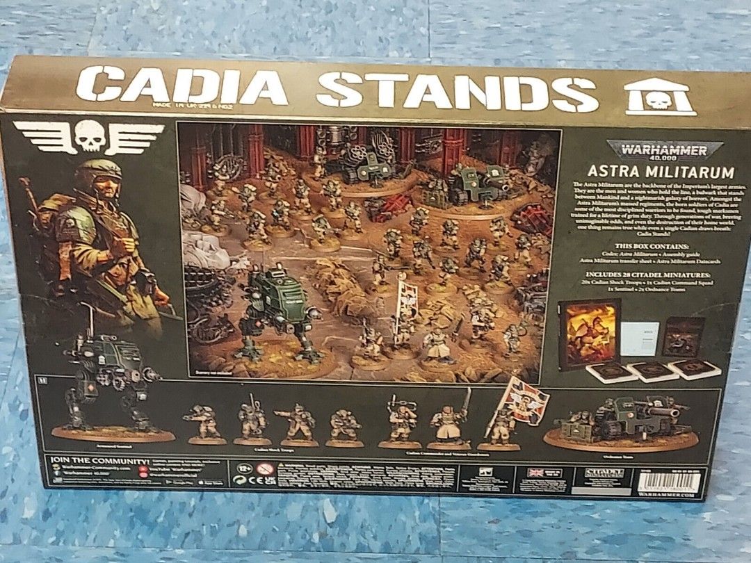 Warhammer 40K Cadia Stands Astra Militarum Army Set NEW, Hobbies & Toys ...