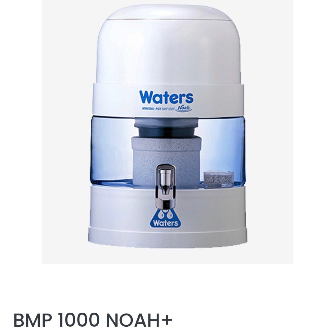WATERS BMP 1000 NOAH+ ALKALINE MINERAL WATER FILTER COMPLETE SET, TV ...