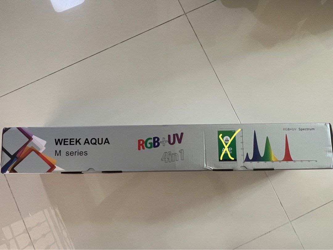 WEEK AQUA M 600K series RGB light 4 in 1 (**Not App Control Version ...