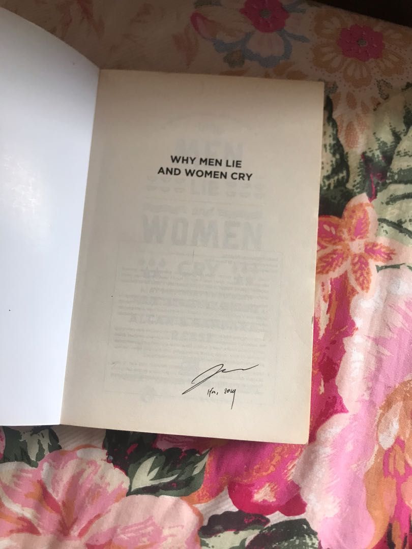 Why Men Lie And Women Cry Allan And Barbara Pease Buku And Alat Tulis