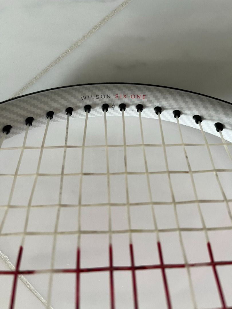 Wilson Six One 95 Team Racket, Sports Equipment, Other Sports Equipment ...