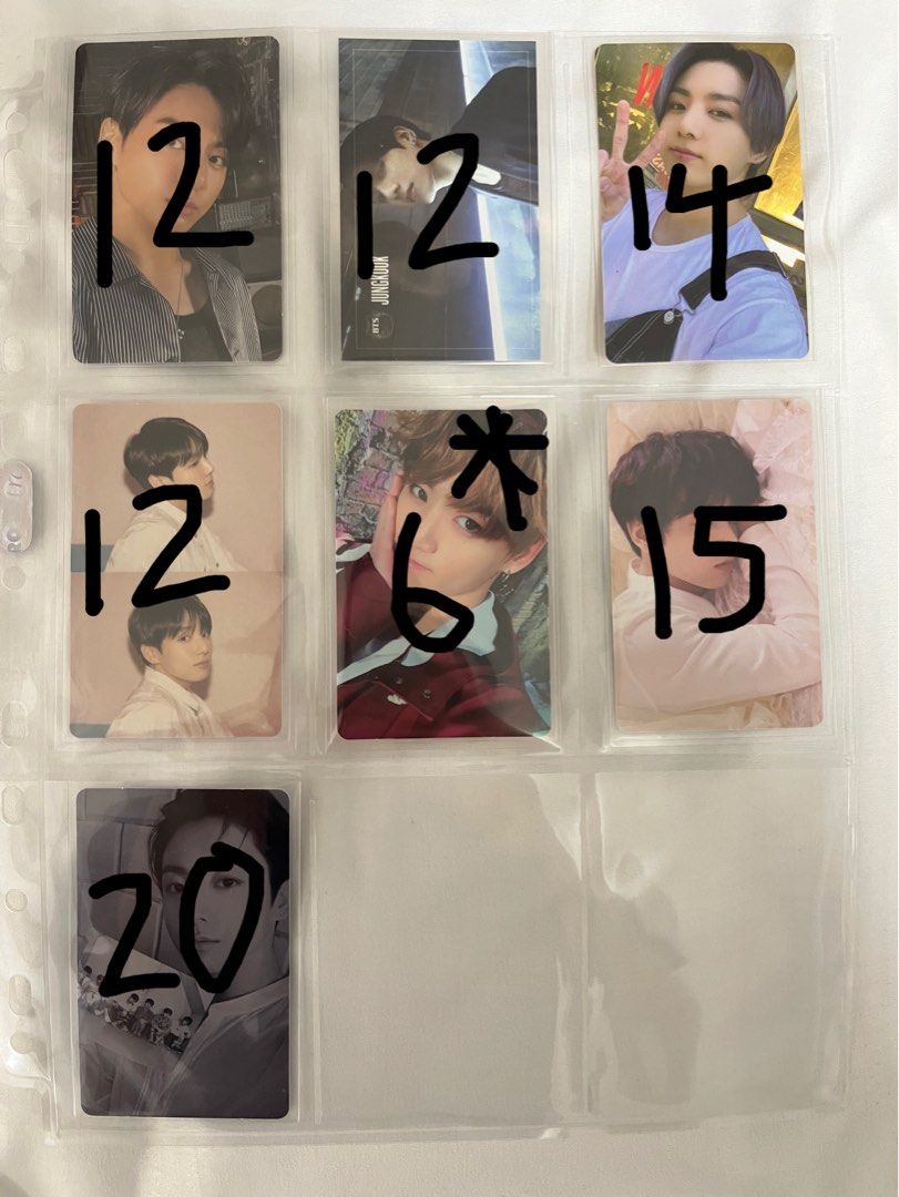 {wts} bts jungkook jk album photocards pc, Hobbies & Toys, Memorabilia ...