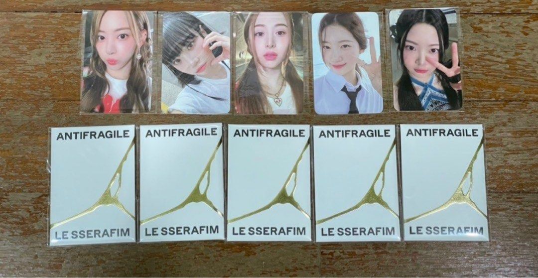[WTS] LE SSERAFIM Albums LESSERAFIM Fearless Antifragile Sakura Chaewon yunjin Kazuha Eunchae ...