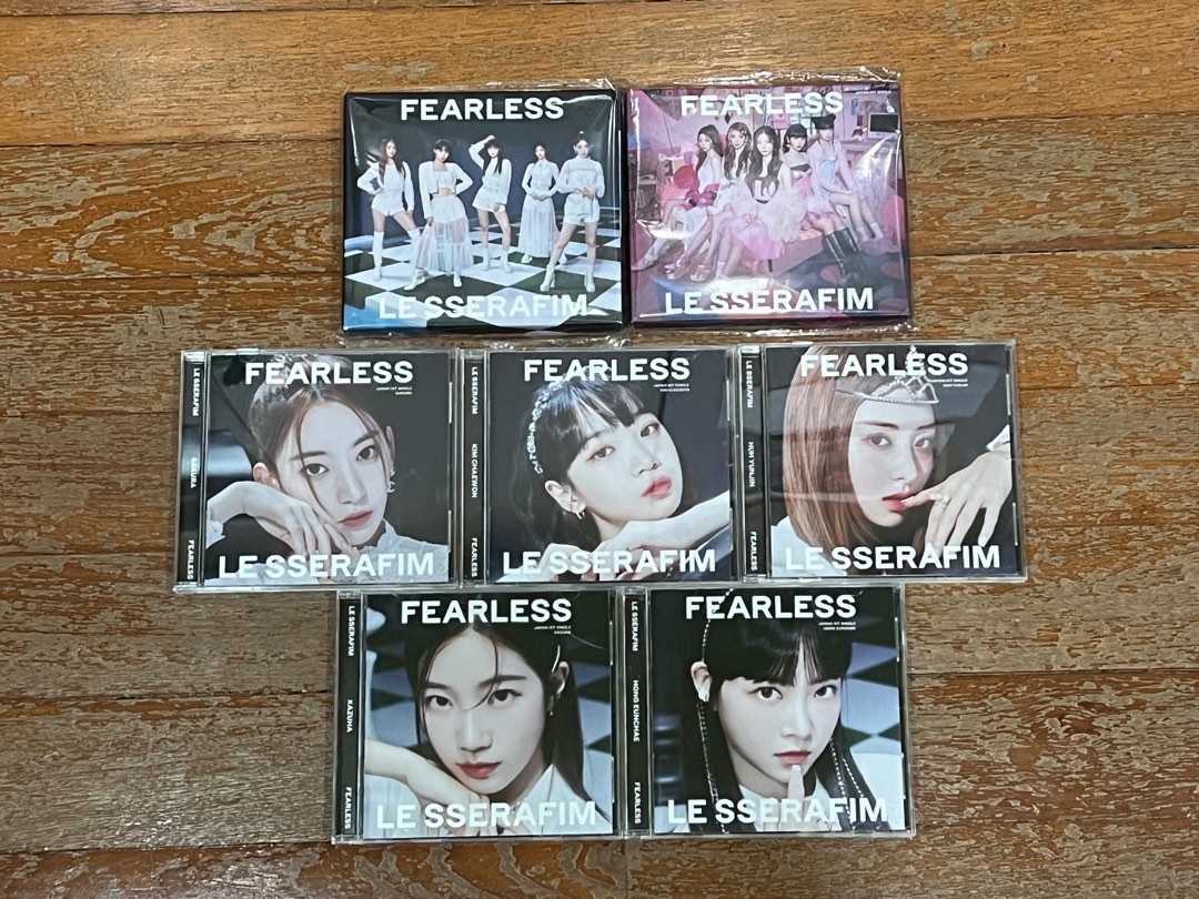 [WTS] LE SSERAFIM Albums LESSERAFIM Fearless Antifragile Sakura Chaewon ...