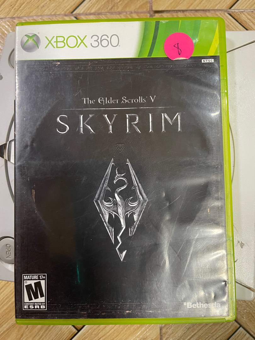 XBOX 360 Bethesda Skyrim The Elder Scrolls V, Video Gaming, Video Games ...