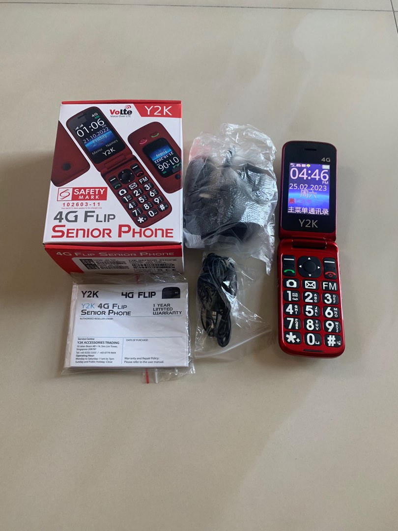 Y2K 4G Senior Flip Phone, Mobile Phones & Gadgets, Mobile & Gadget ...