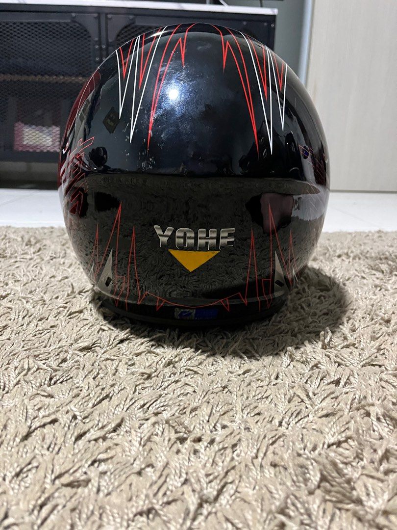 YOHE helmet, Motorcycles, Motorcycle Apparel on Carousell