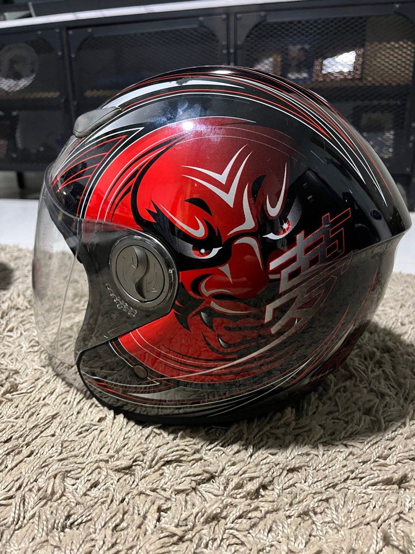 YOHE helmet, Motorcycles, Motorcycle Apparel on Carousell