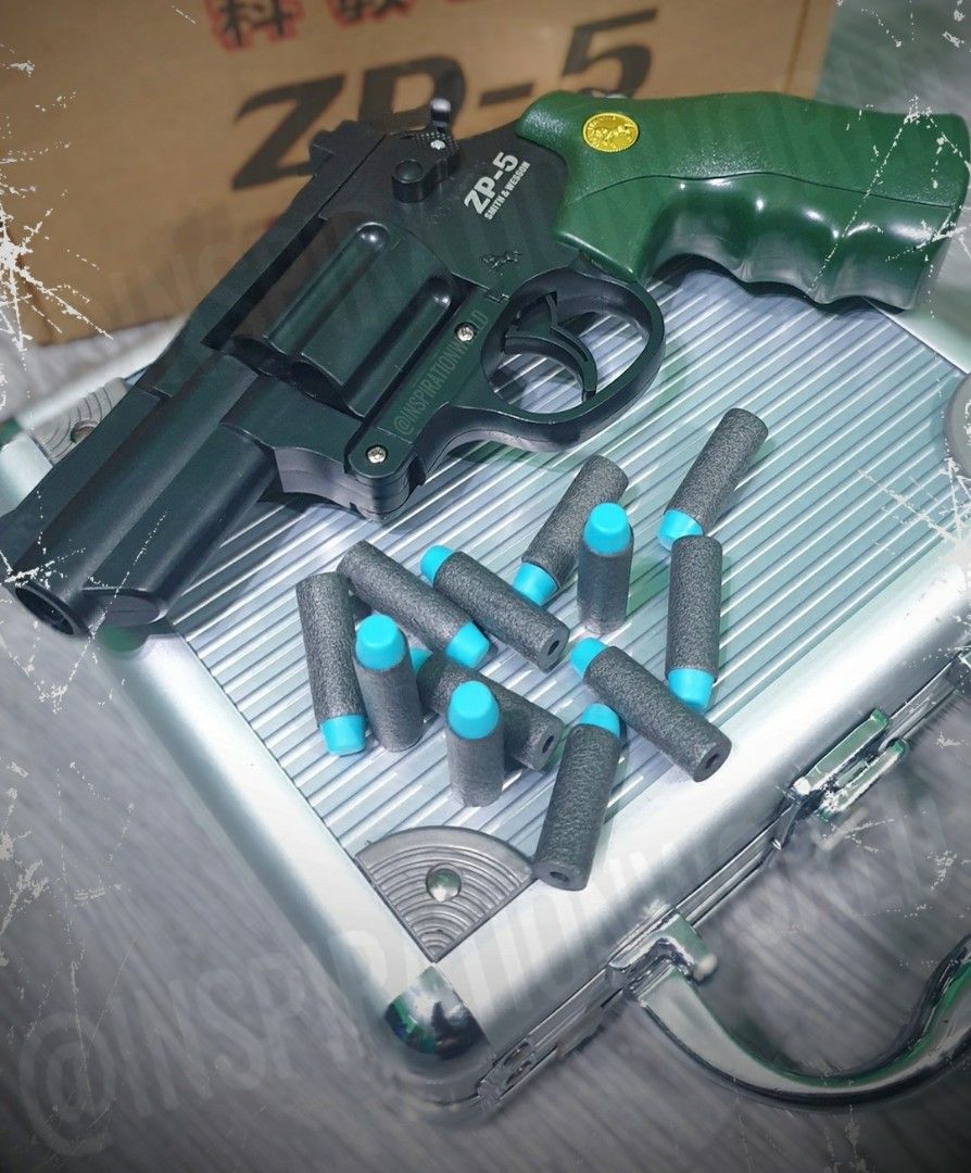 ZP5 Soft Bullet Toy Revolver Gun, Hobbies & Toys, Toys & Games on Carousell