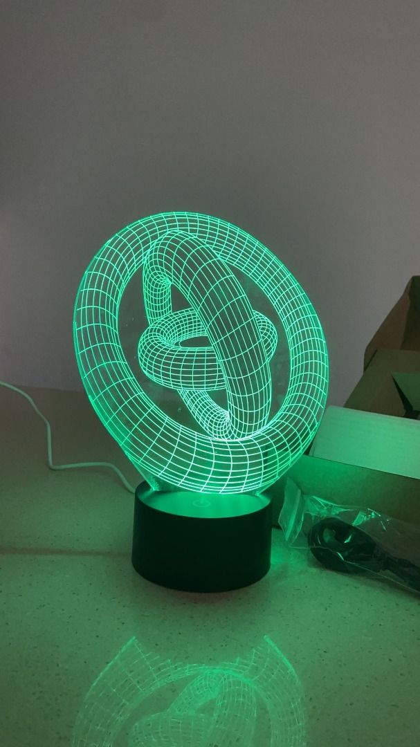 051) Cartoon 3D Effect Shrek Forever After Lamp 3D Optical Illusion ...