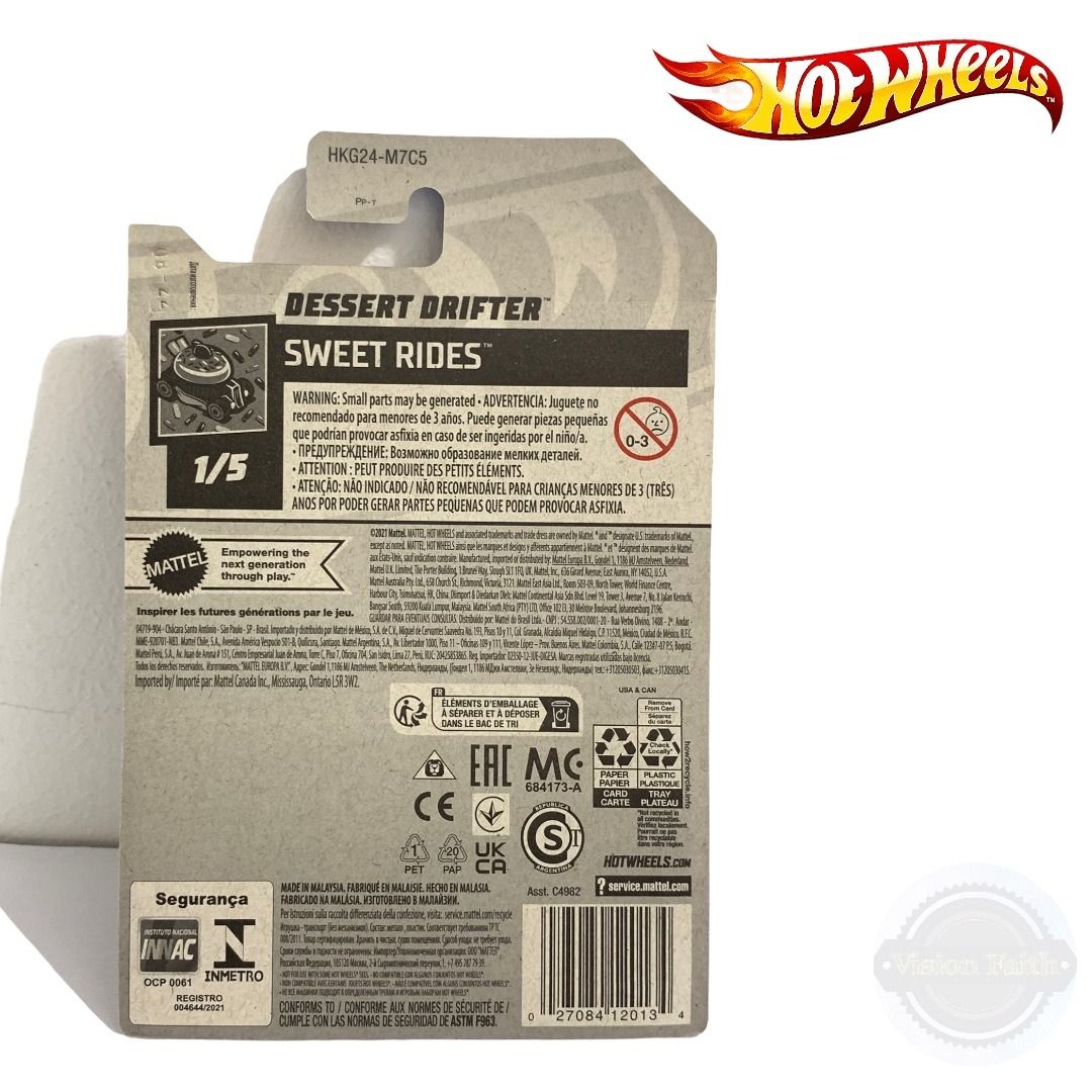 2023 SWEET RIDES - (8/250) DESSERT DRIFTER, Hobbies & Toys, Toys ...