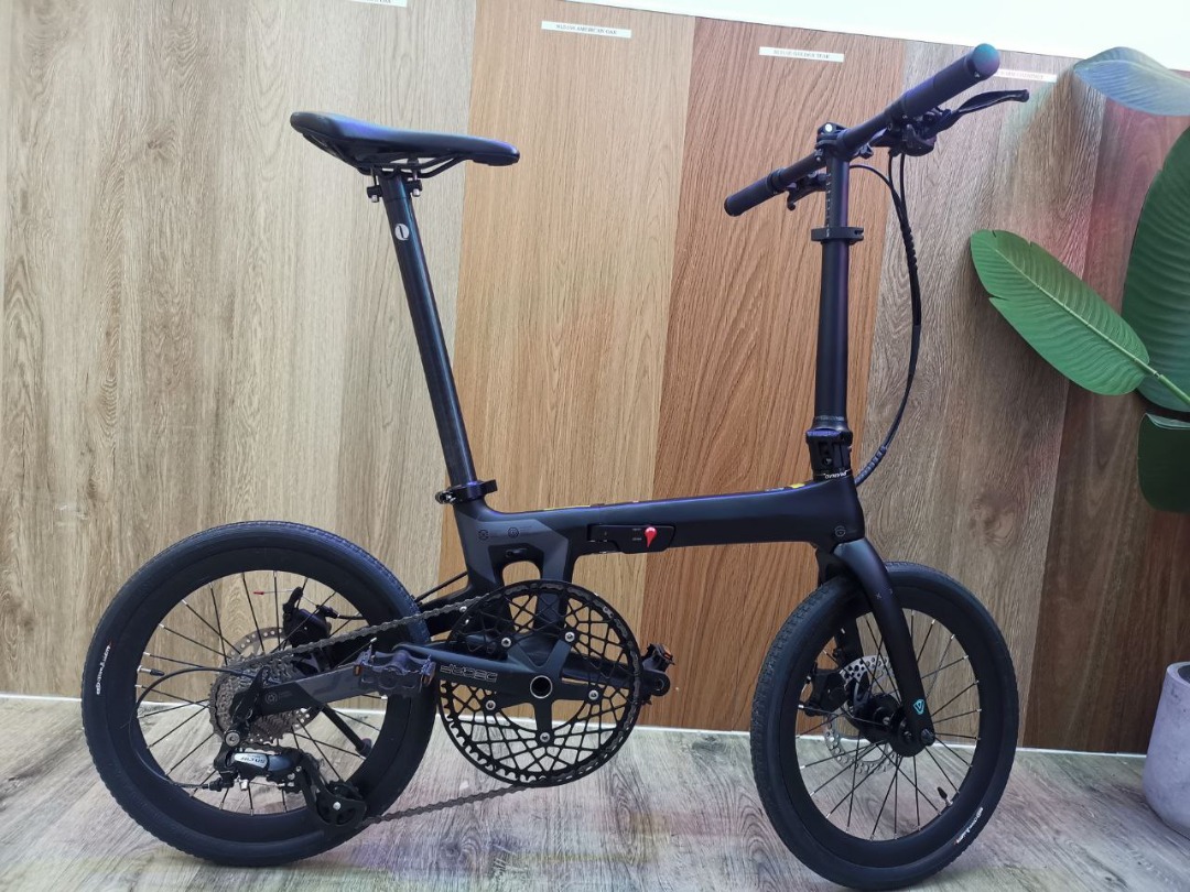 [2nd Hand] JAVA Air X3 Bike 16 Inch 8 Speed J-Air Carbon Fibre Java Air Foldable Bicycle, Sports ...