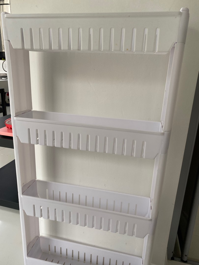 4 tier slim rack, Furniture & Home Living, Furniture, Shelves, Cabinets ...