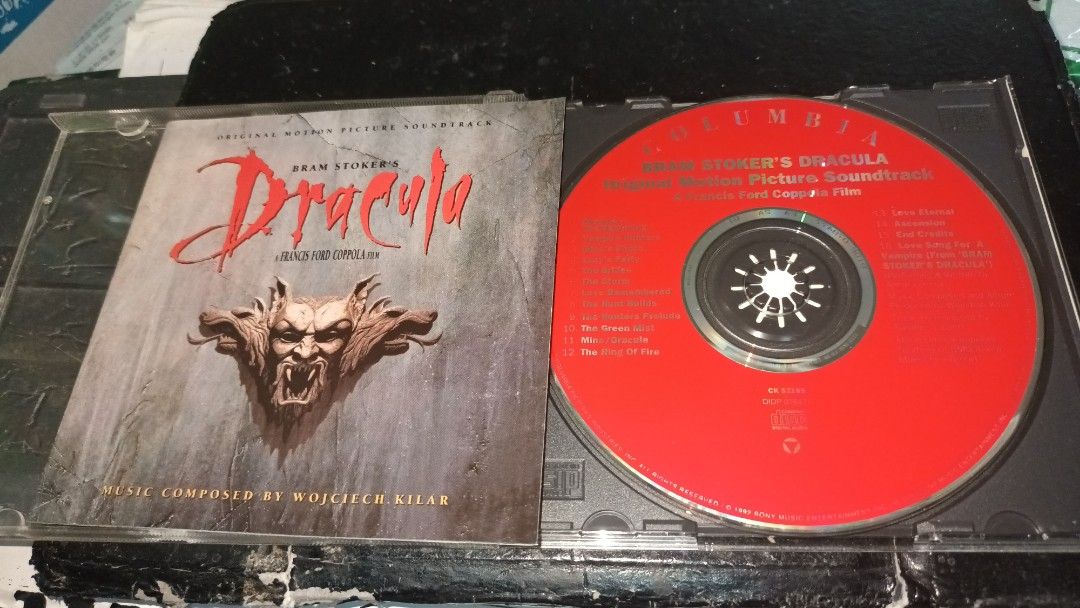 吸血殭屍 驚情四百年 經典名盤 美版 BRAM STOKER'S DRACULA OST 頭版 CD ANNIE LENNOX, 興趣及遊戲 ...