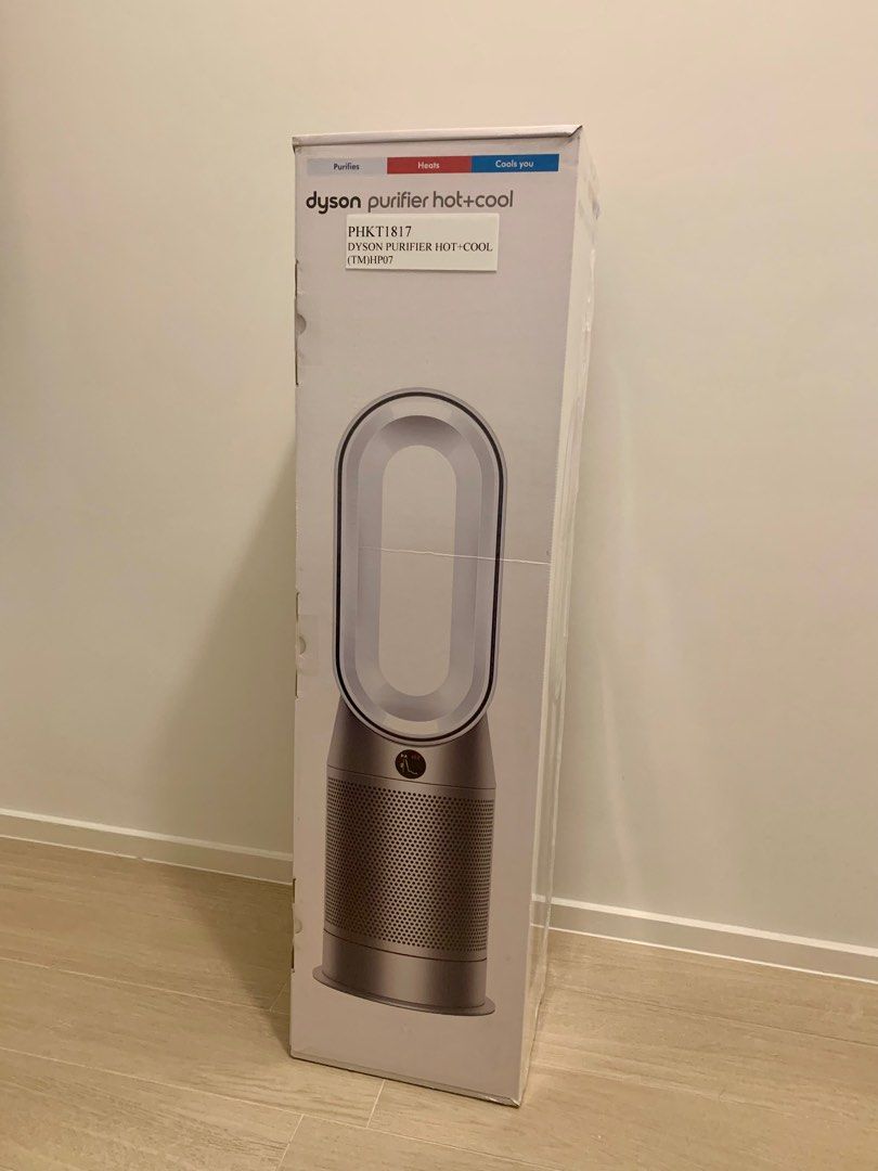 全新未拆盒 Dyson Purifier Hot+Cool™ 三合一暖風空氣清新機 HP07 (銀白色), 家庭電器, 冷氣機及暖風機 ...