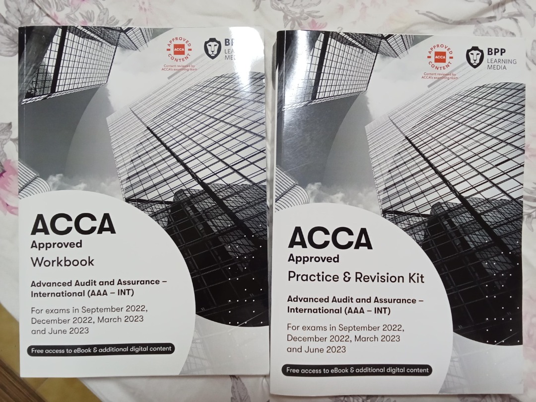 ACCA BPP AAA Textbook and Workbook, Hobbies & Toys, Books & Magazines ...