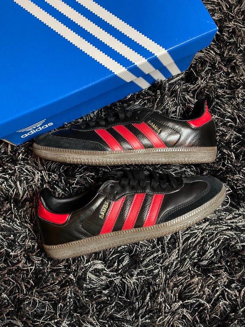 Adidas Samba Team 'Manchester United', Men's Fashion, Footwear ...