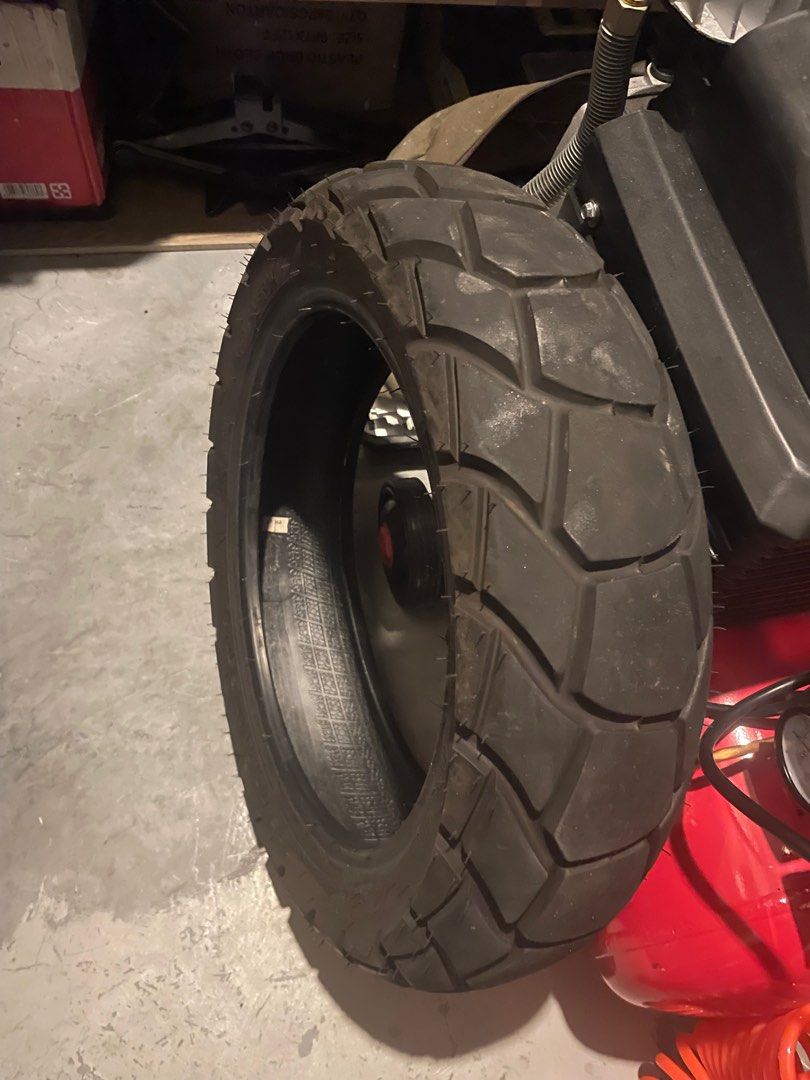 AdV stock rear tyre, Motorcycles, Motorcycle Accessories on Carousell