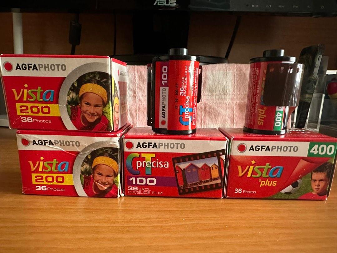 [過期菲林]AGFA Vista, CT Precisa, Vista Plus, APX professional, Centuria ...