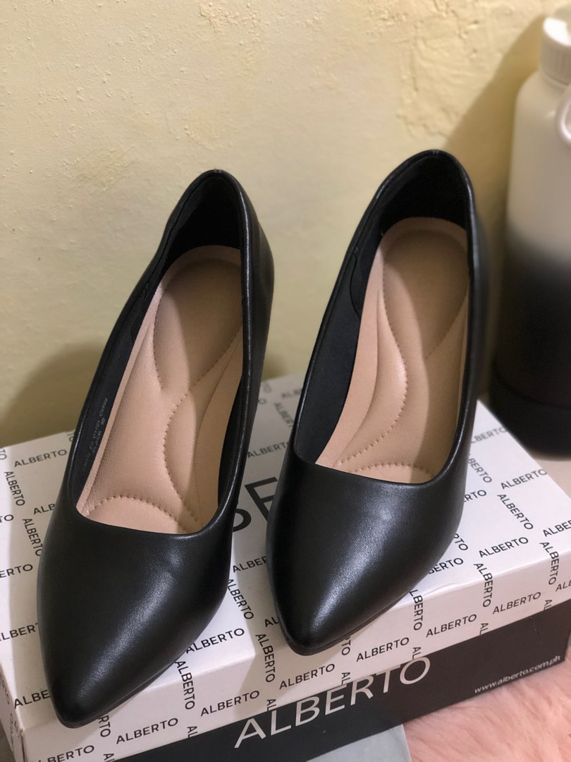ALBERTO BLACK SHOES on Carousell