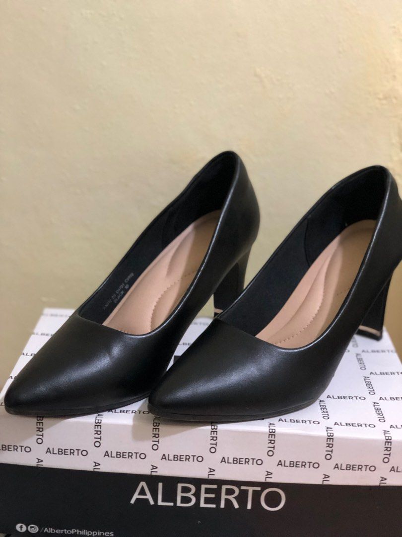 ALBERTO BLACK SHOES on Carousell